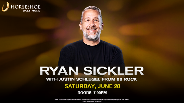 RYAN SICKLER at Horseshoe Casino Tickets at Harbor Room in Baltimore by ...