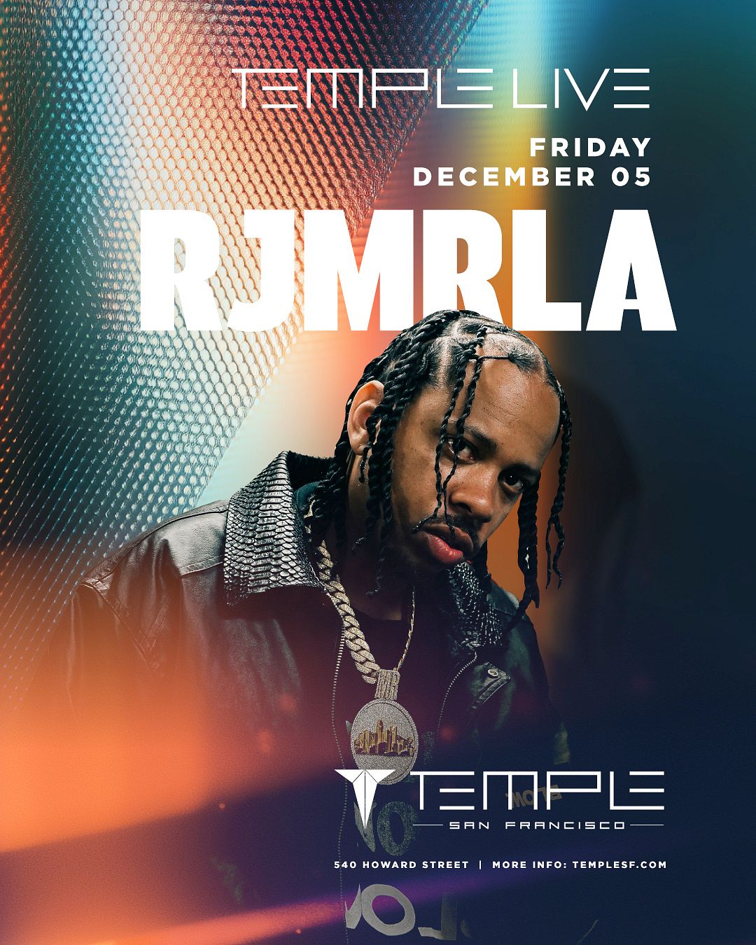 Temple Live with RJMRLA Tickets at Temple San Francisco in SF by Temple ...