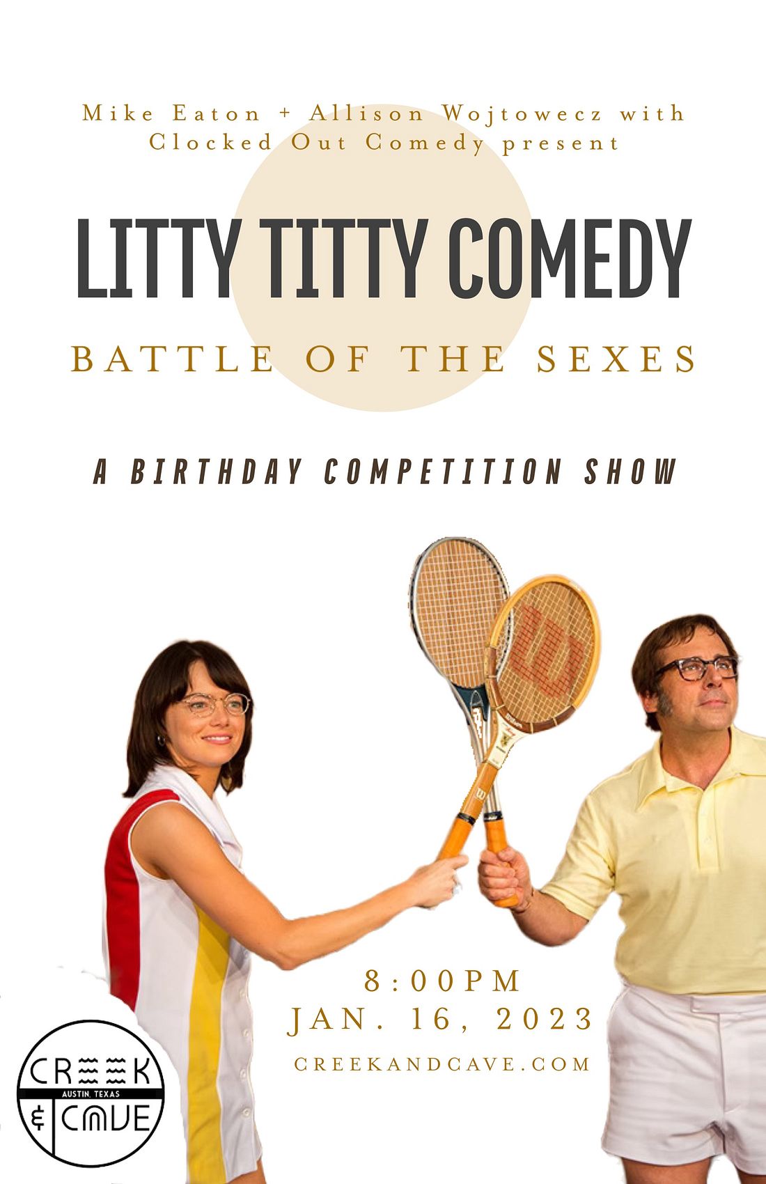 Litty Titty Comedy Tickets at The Creek and The Cave in Austin by The ...