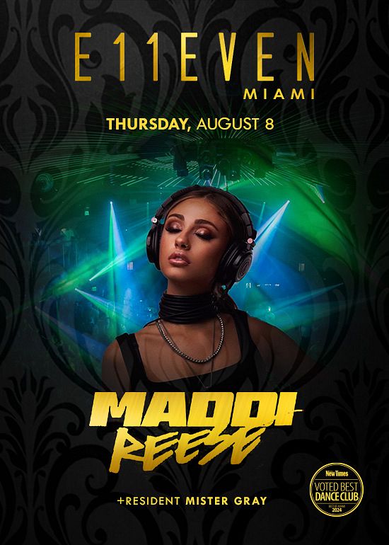 MADDI REESE Tickets at E11EVEN Miami in Miami by 11 Miami | Tixr