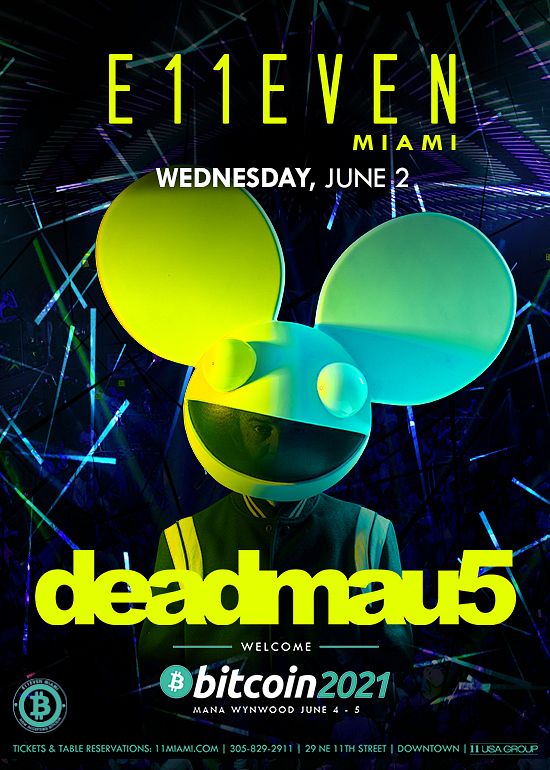 deadmau5 Tickets at E11EVEN Miami in Miami by 11 Miami | Tixr
