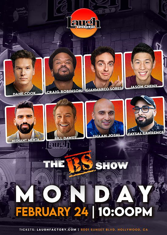 The BS Show Tickets at Laugh Factory Hollywood in Los Angeles by Laugh ...