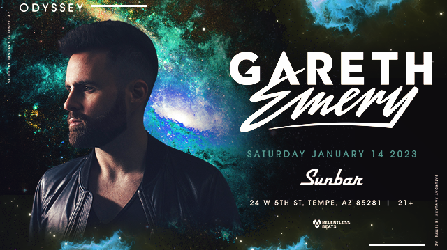 Gareth Emery Tickets at Sunbar Tempe in Tempe by .Relentless Beats | Tixr