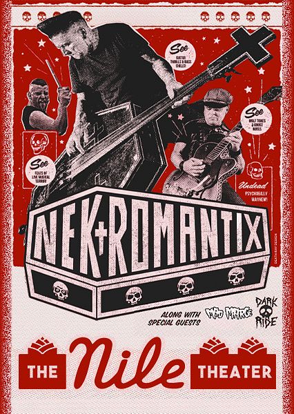 Nekromantix Tickets at The Nile Theater in Bakersfield by The Nile ...