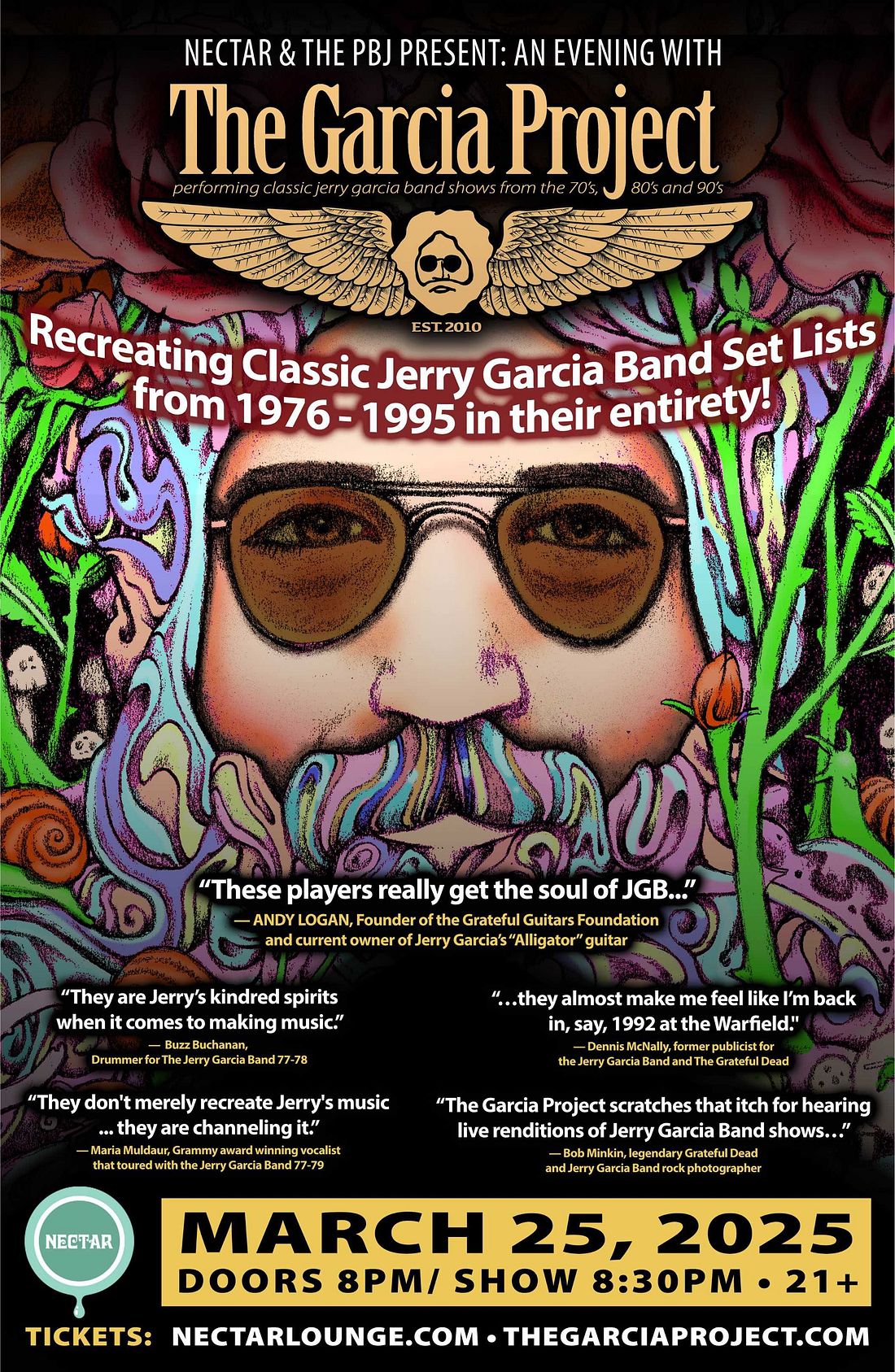 THE GARCIA PROJECT (2 sets) Tickets at Nectar Lounge in Seattle by ...