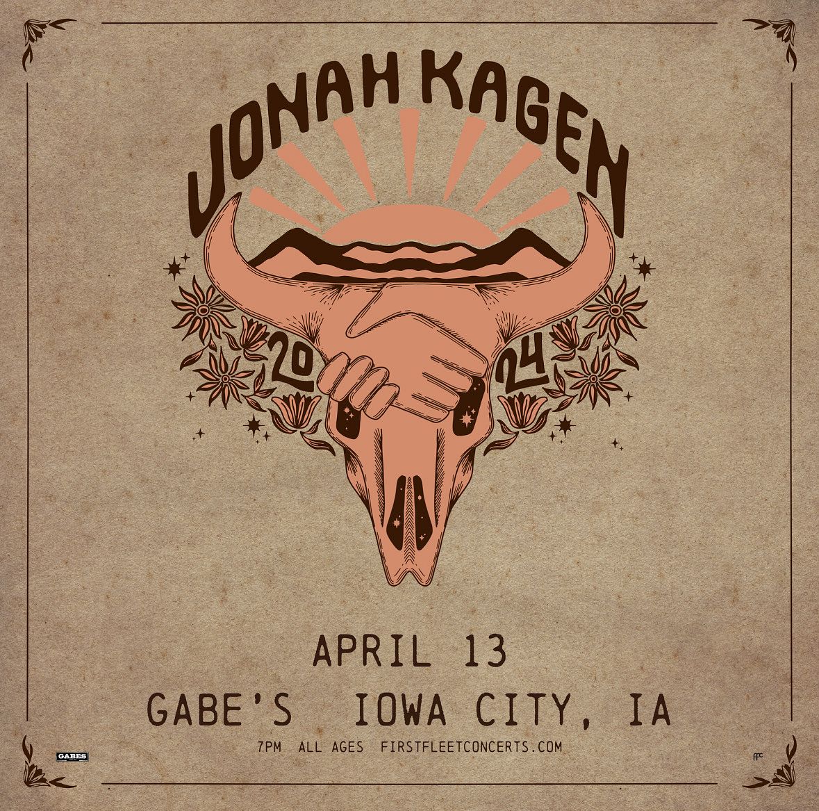 Jonah Kagen Tickets at Gabe's in Iowa City by Gabe's | Tixr