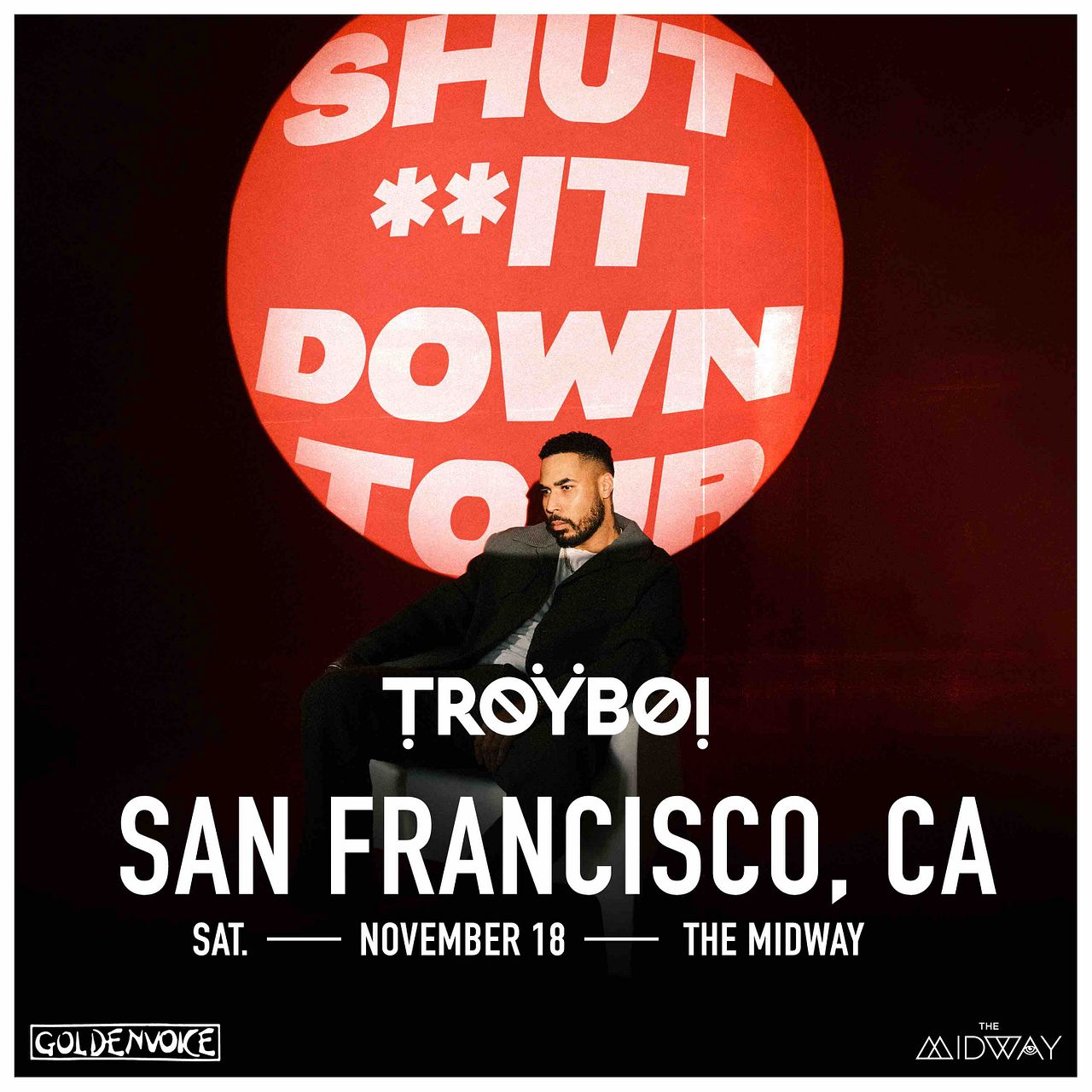 TroyBoi Shut It Down Tour at The Midway Tickets at The Midway in San ...