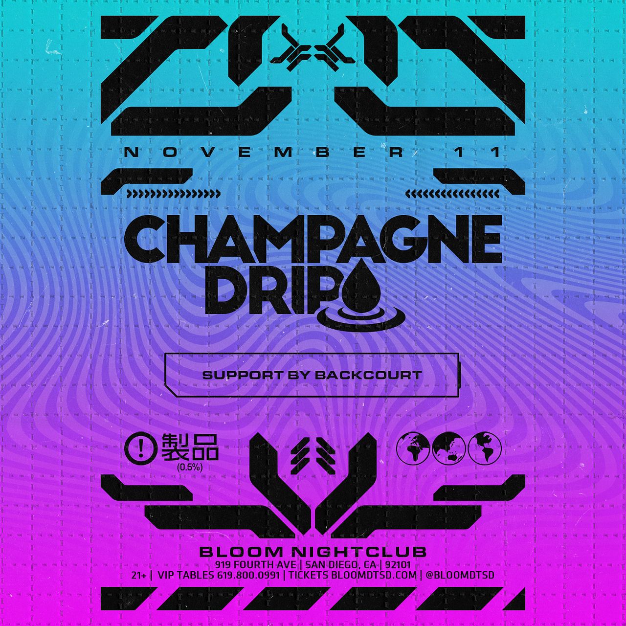 Champagne Drip Tickets at Bloom Nightclub in San Diego by Bloom SD | Tixr