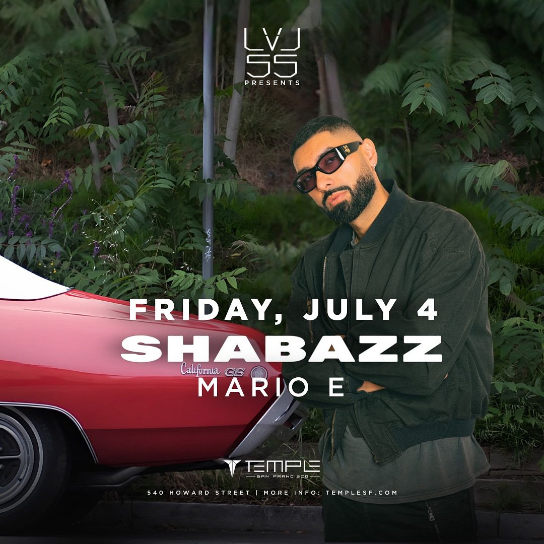 SHABAZZ at LVL55 Tickets at Temple San Francisco in SF by Temple ...