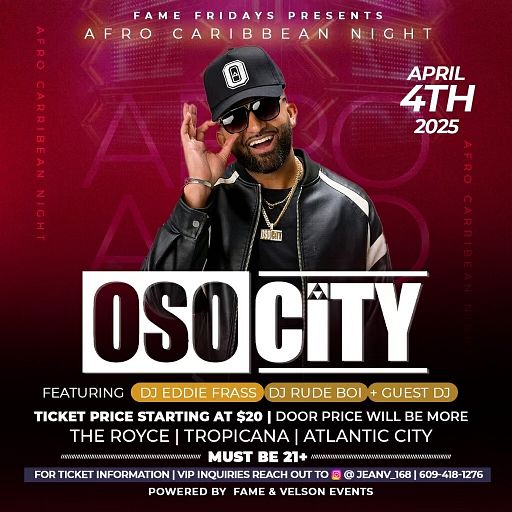 Afro-Caribbean Night with Osocity at The Royce Tickets at The Royce ...
