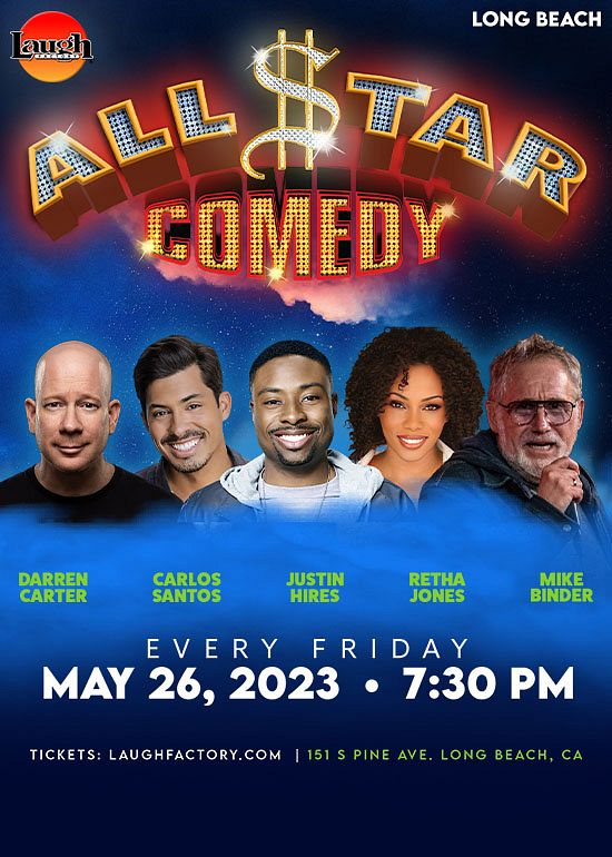 All Star Comedy Tickets at Laugh Factory Long Beach in Long Beach by ...