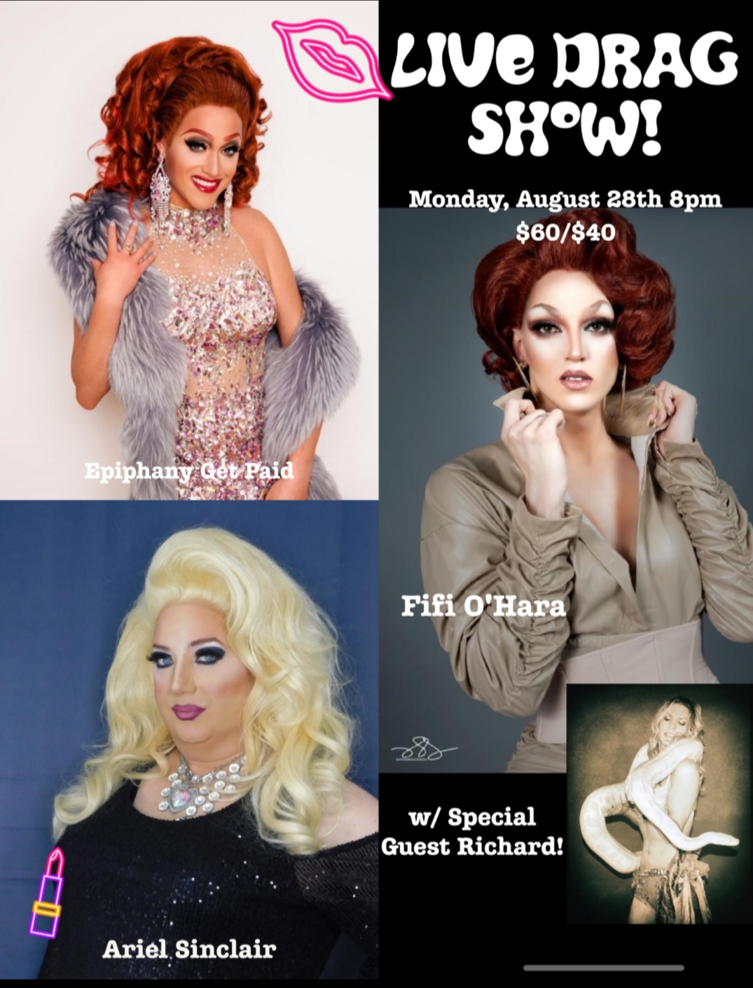 Live Drag Show! w/Special Guest Richard!! Tickets at The Stephen ...
