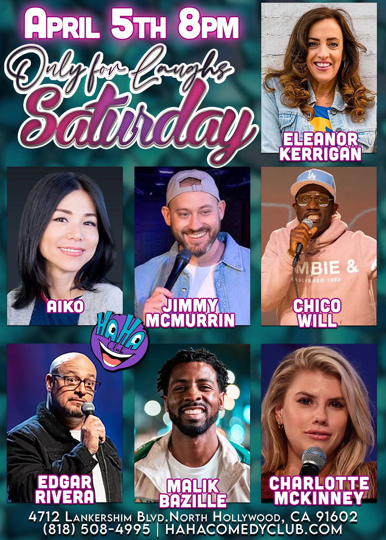 Only For Laughs Tickets at Ha Ha Comedy Club in Los Angeles by Haha ...