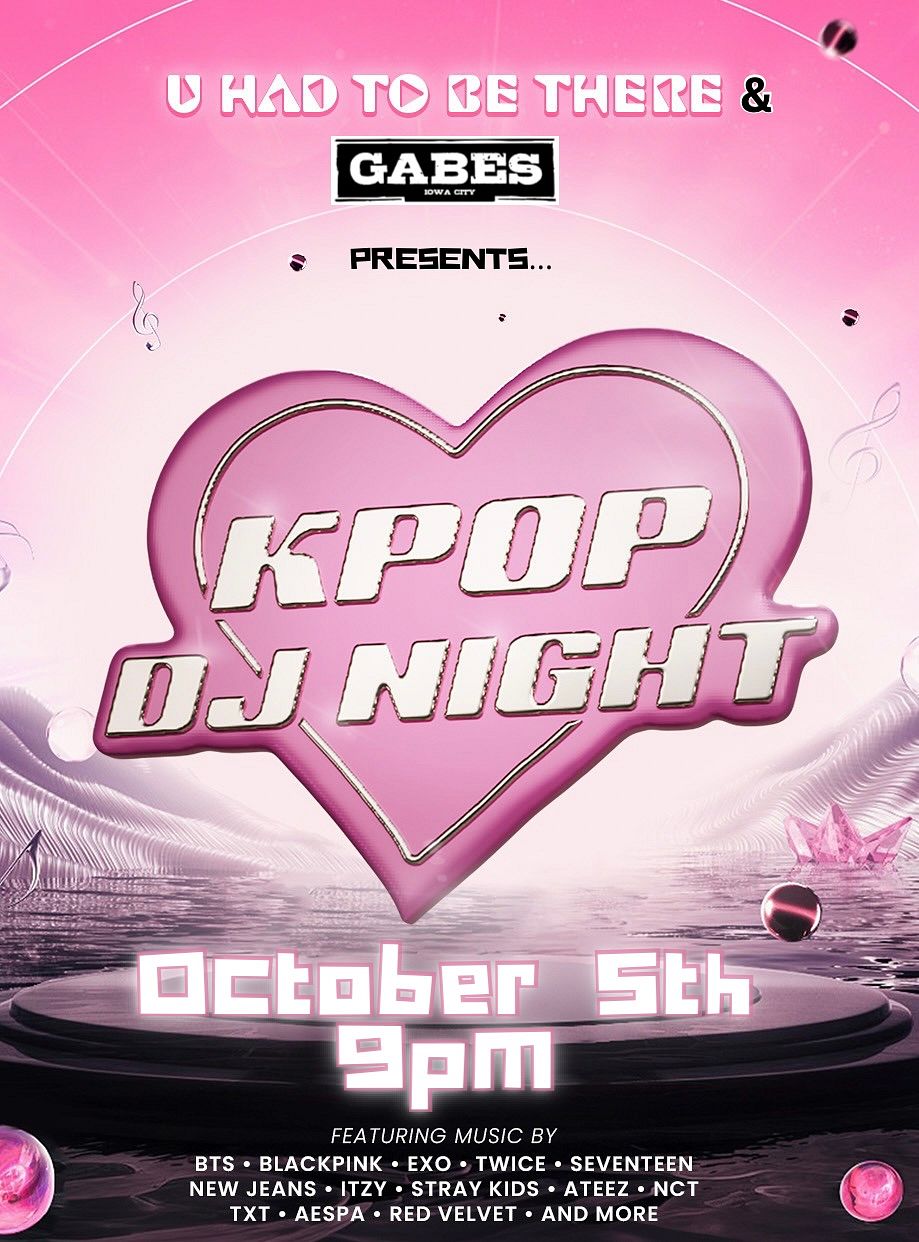 KPOP DJ NIGHT Tickets at Gabe's in Iowa City by Gabe's | Tixr