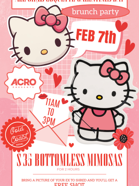 All Girls Galentines Day | Brunch Party Tickets at Gold Coast Social in ...