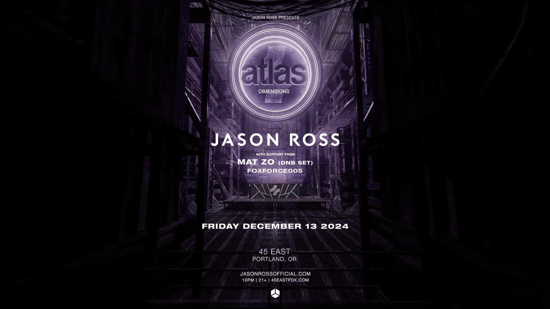 JASON ROSS: ATLAS DIMENSIONS Tickets at 45 East in Portland by 45 East ...