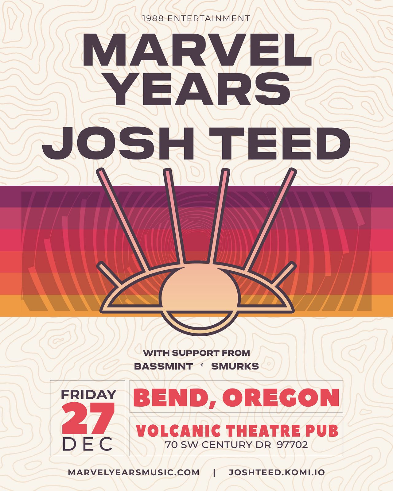Marvel Years with Josh Teed Tickets at Volcanic Theater Pub in Bend by ...
