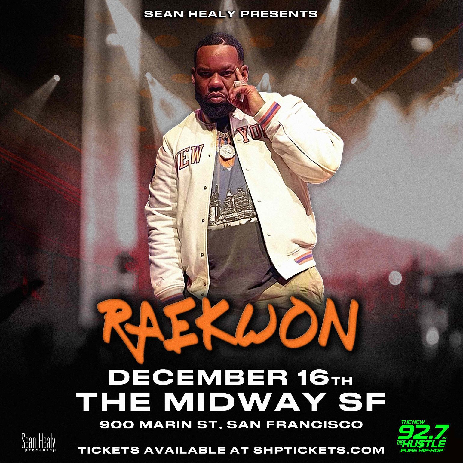 Sean Healy Presents Raekwon Tickets at The Midway in San Francisco by ...