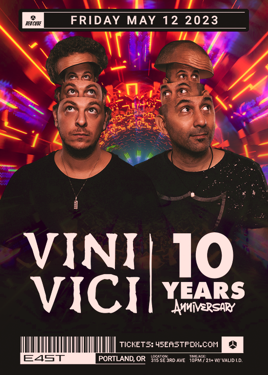 VINI VICI Tickets at 45 East in Portland by 45 East | Tixr