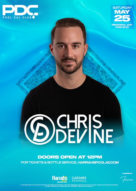 CHRIS DEVINE at The Pool Day Club Tickets at The Pool at Harrah's ...