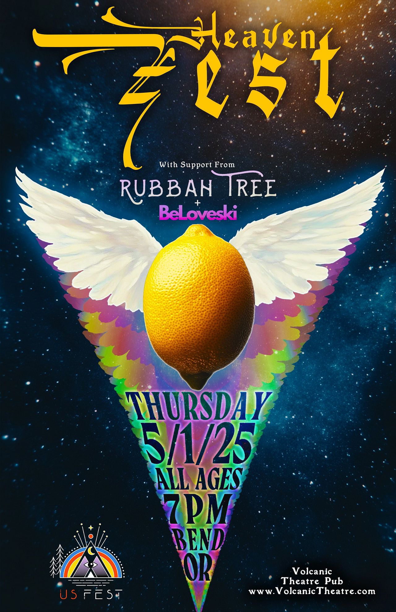 Heaven Zest w/ Rubbah Tree and BeLoveSki Tickets at Volcanic Theater ...