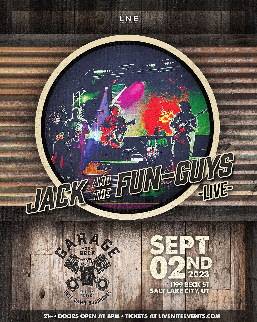 Jack and the Fun Guys at Garage on Beck Tickets at Garage On Beck in ...