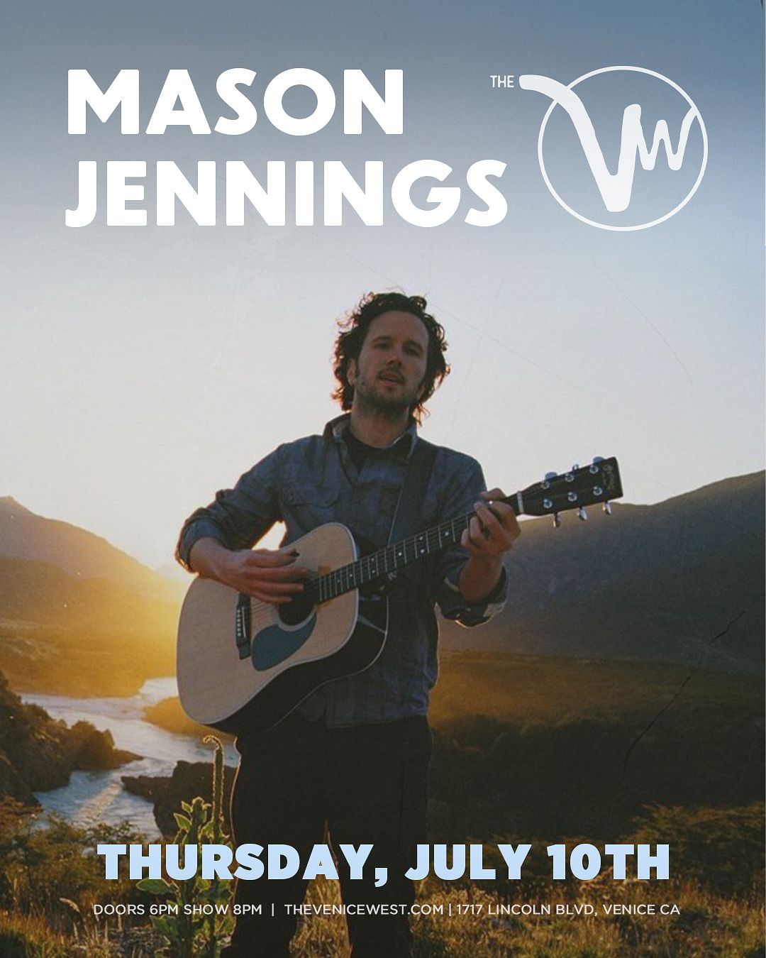 Mason Jennings w/ Anna Ash Tickets at The Venice West in Los Angeles by ...