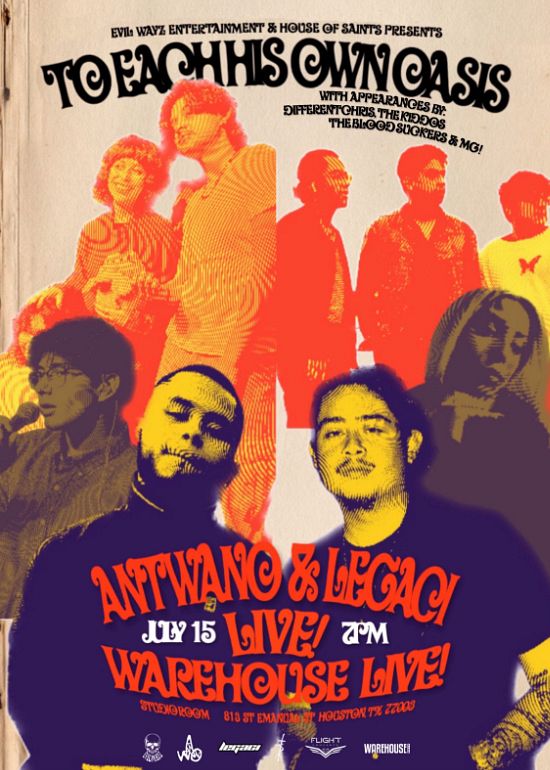 LEGACI AND ANTWANO Tickets at The Studio at Warehouse Live in Houston ...
