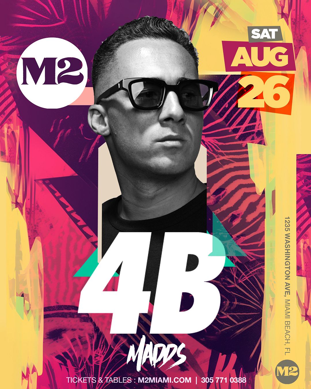 M2 Presents 4B With MADDS Tickets At M2 Miami In Miami Beach By M2 m2-presents-4b-with-madds-tickets-at-m2-miami-in-miami-beach-by-m2