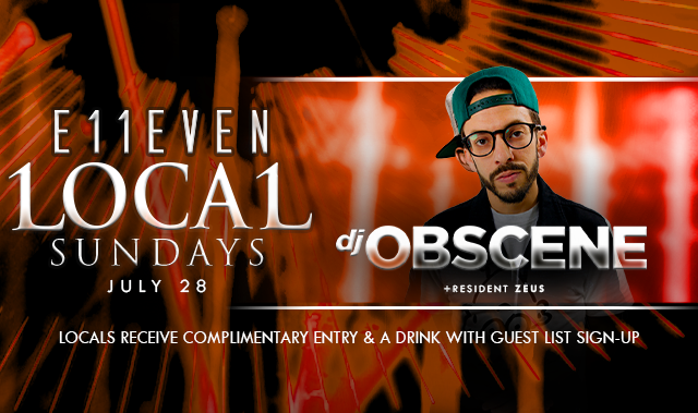 DJ OBSCENE Tickets at E11EVEN Miami in Miami by 11 Miami | Tixr