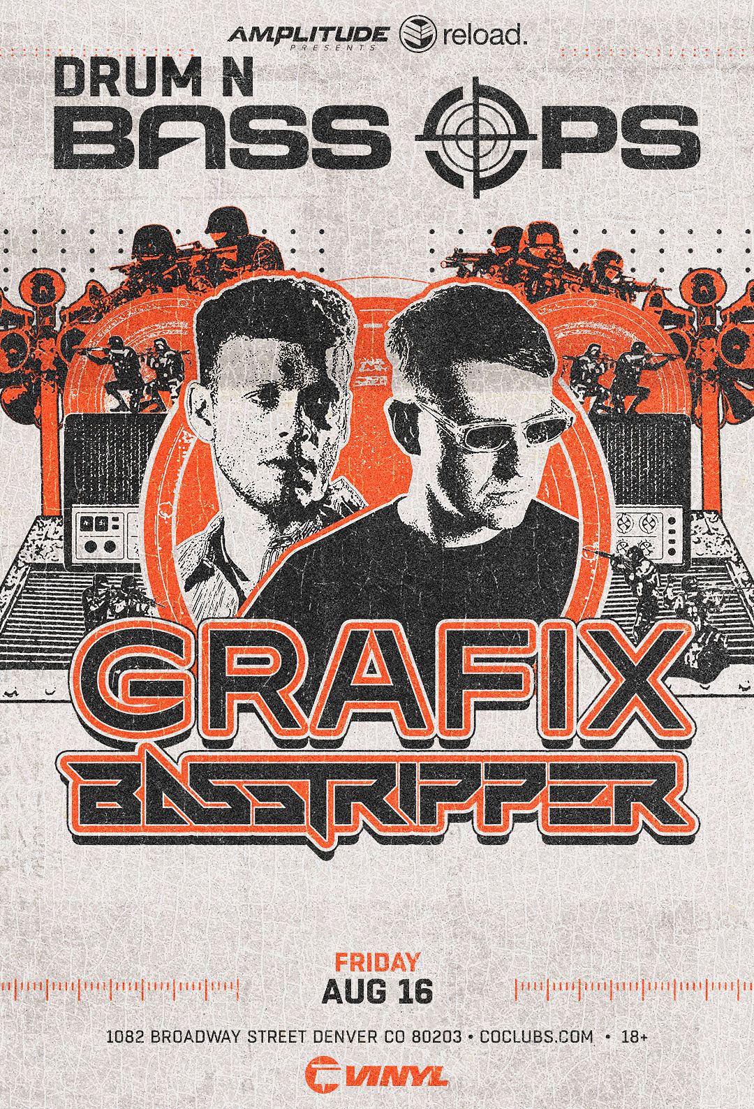 DNBass Ops: Grafix x Basstripper Tickets at Club Vinyl in Denver by ...