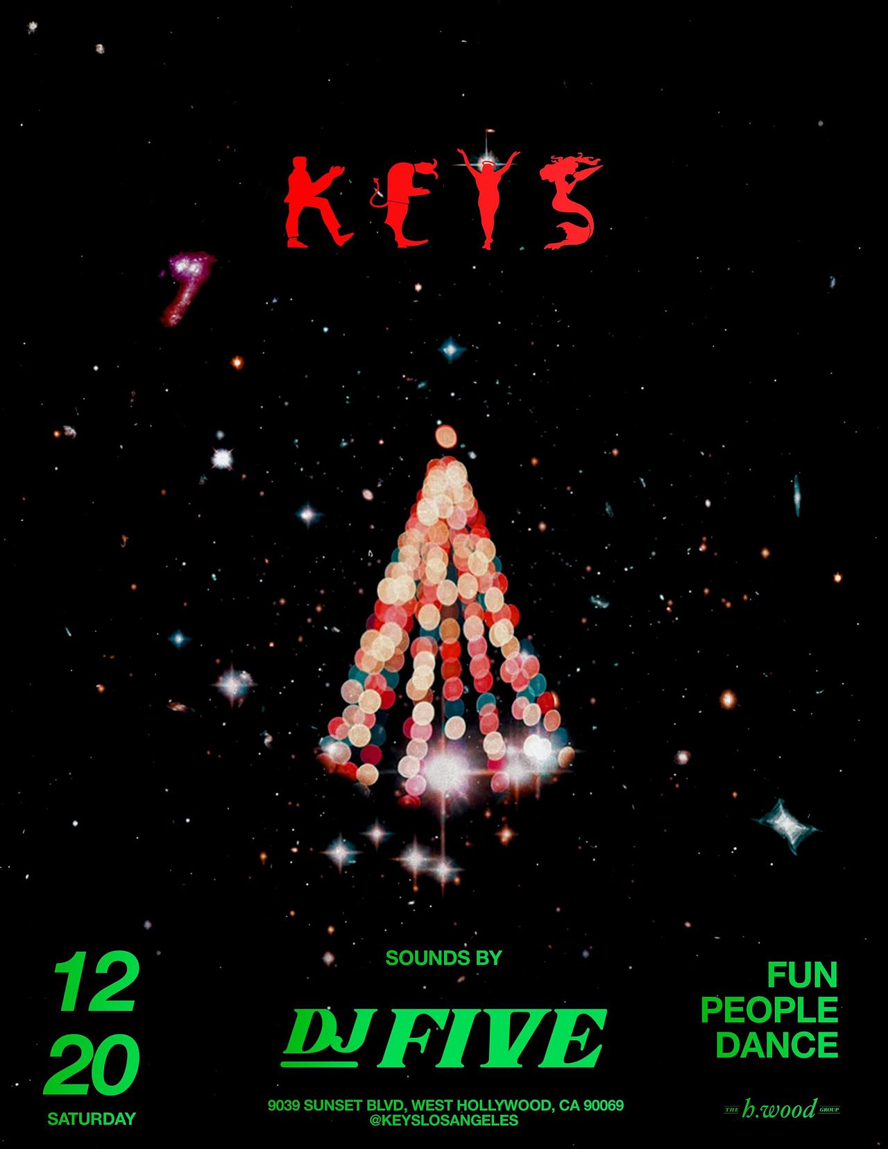 DJ FIVE Tickets at Keys in West Hollywood by Keys Los Angeles - h.wood ...
