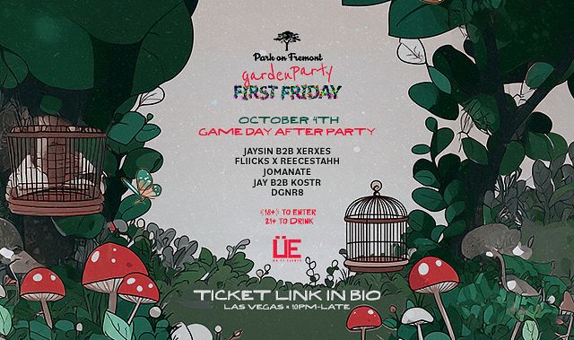 POF: GARDEN PARTY - GAME DAY AFTER PARTY Tickets at Park On Fremont in ...