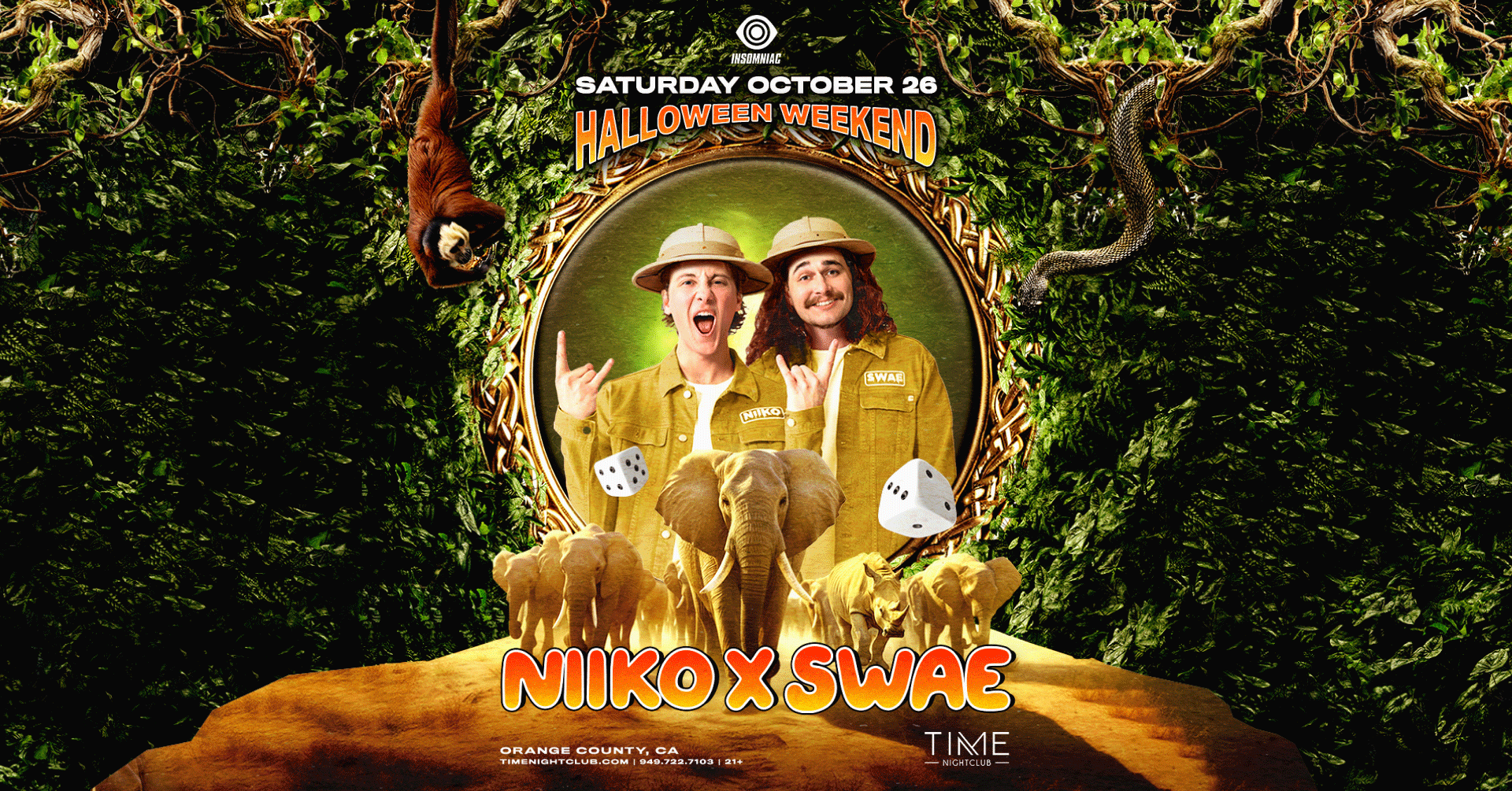 NIIKO x SWAE Tickets at TIME Nightclub in Costa Mesa by Time Nightclub ...