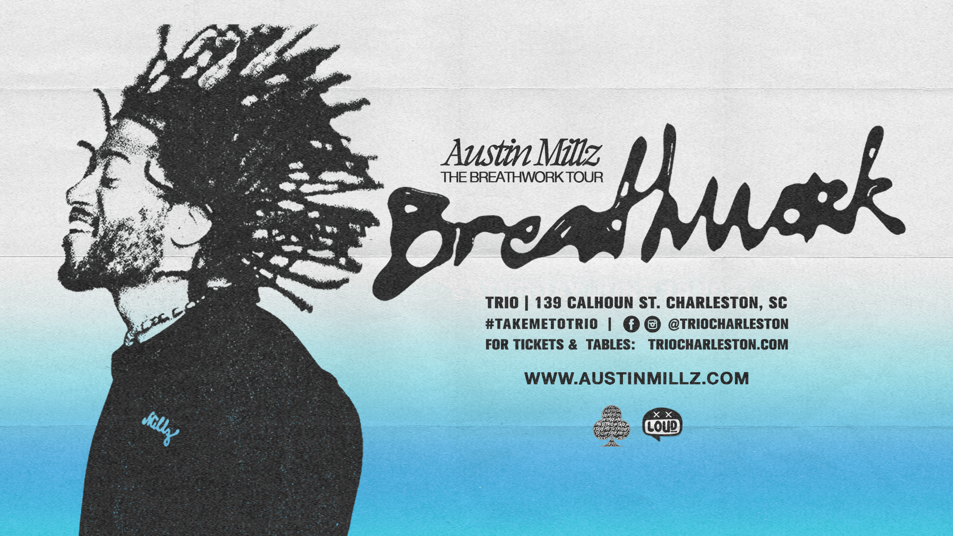 Austin Millz Tickets at Trio in Charleston by Loud Crowd Charleston | Tixr