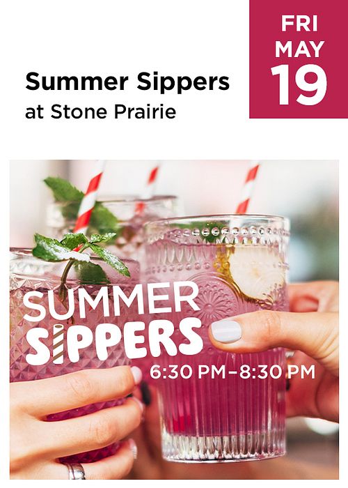 Summer Sippers & Sliders Tickets at Stone Prairie in Brillion by ...