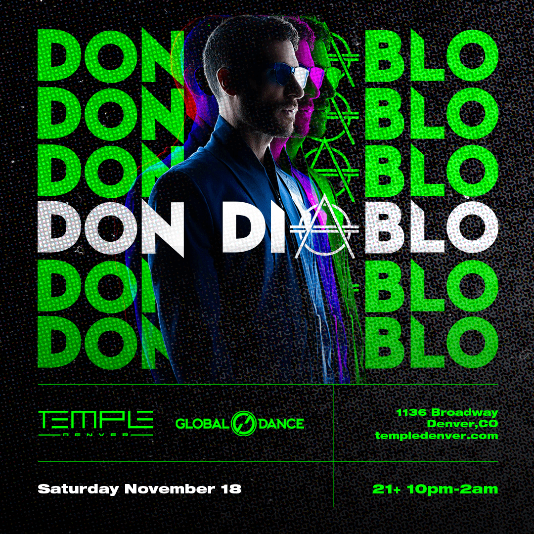 Don Diablo Tickets at Temple Nightclub in Denver by Temple Nightclub ...