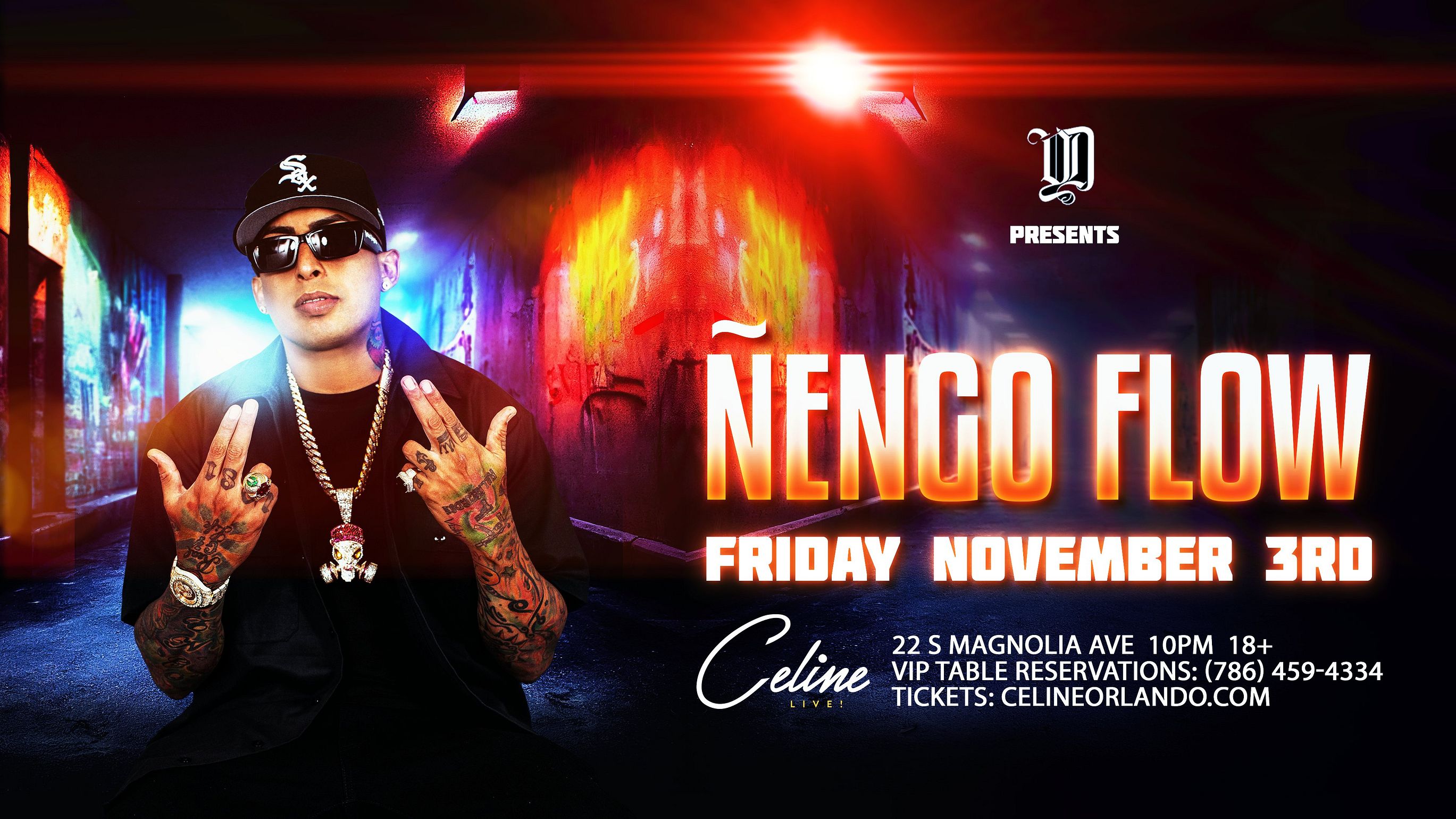 ÑENGO FLOW Tickets at CELINE ORLANDO in Orlando by Celine Orlando | Tixr