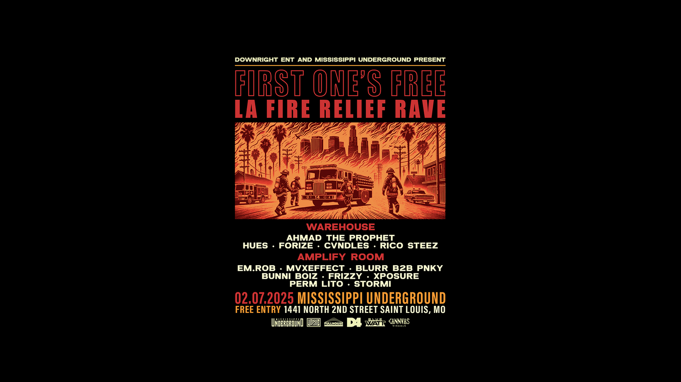 First One's Free: LA Fire Relief Rave Tickets at Mississippi ...
