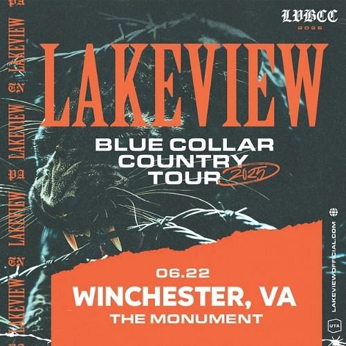 LAKEVIEW Blue Collar Country Tour Tickets at The Monument in Winchester ...