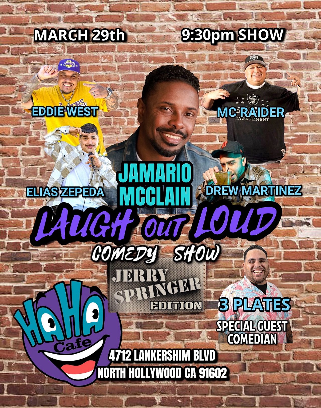 Homies & Hilarity Comedy Show Tickets at Ha Ha Comedy Club in Los Angeles by Haha Comedy Club | Tixr