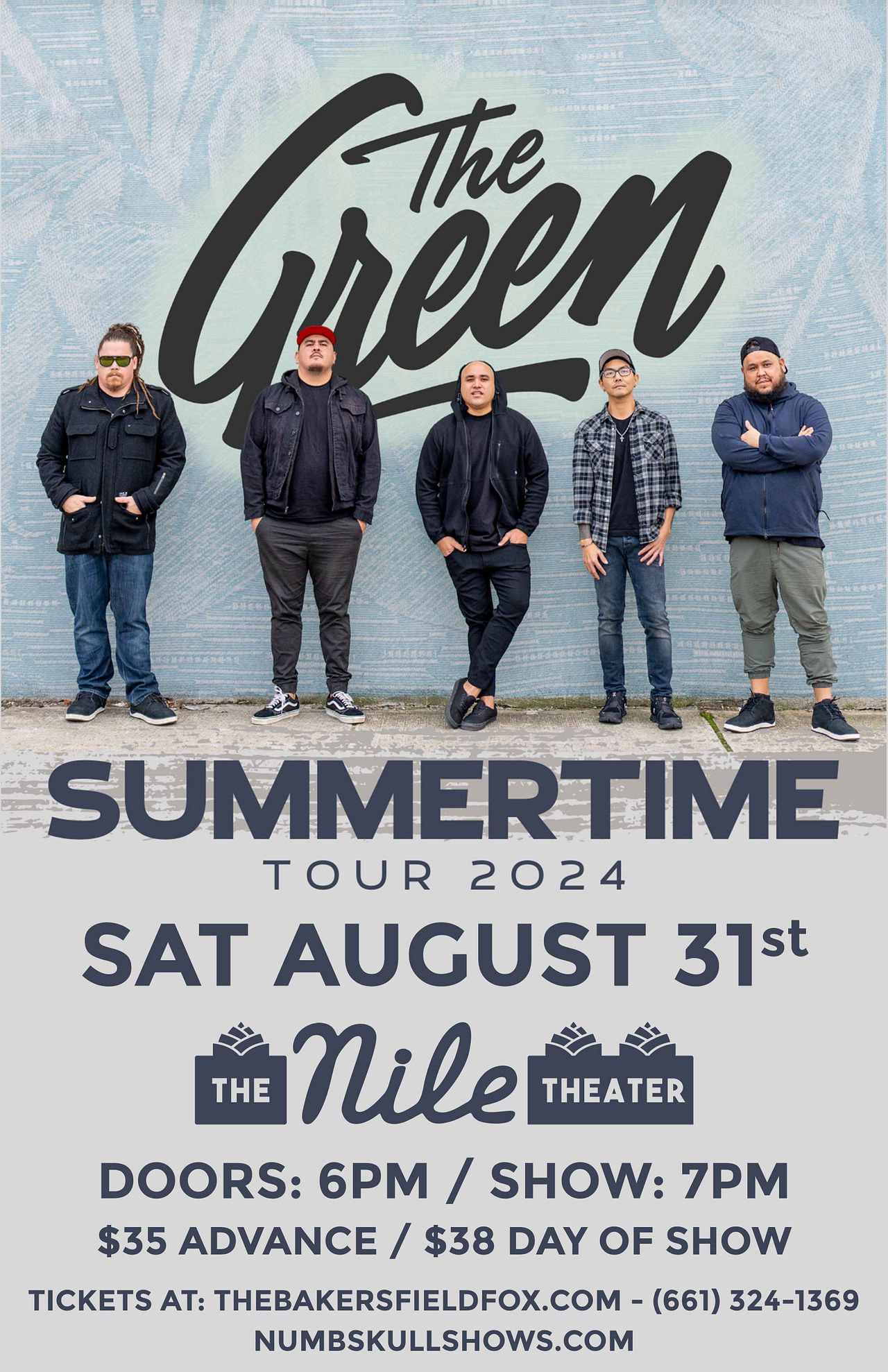 Numbskull Presents: THE GREEN Tickets at The Nile Theater in ...