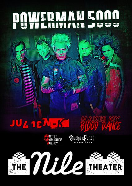Powerman 5000 Tickets at The Nile Theater in Bakersfield by The Nile ...