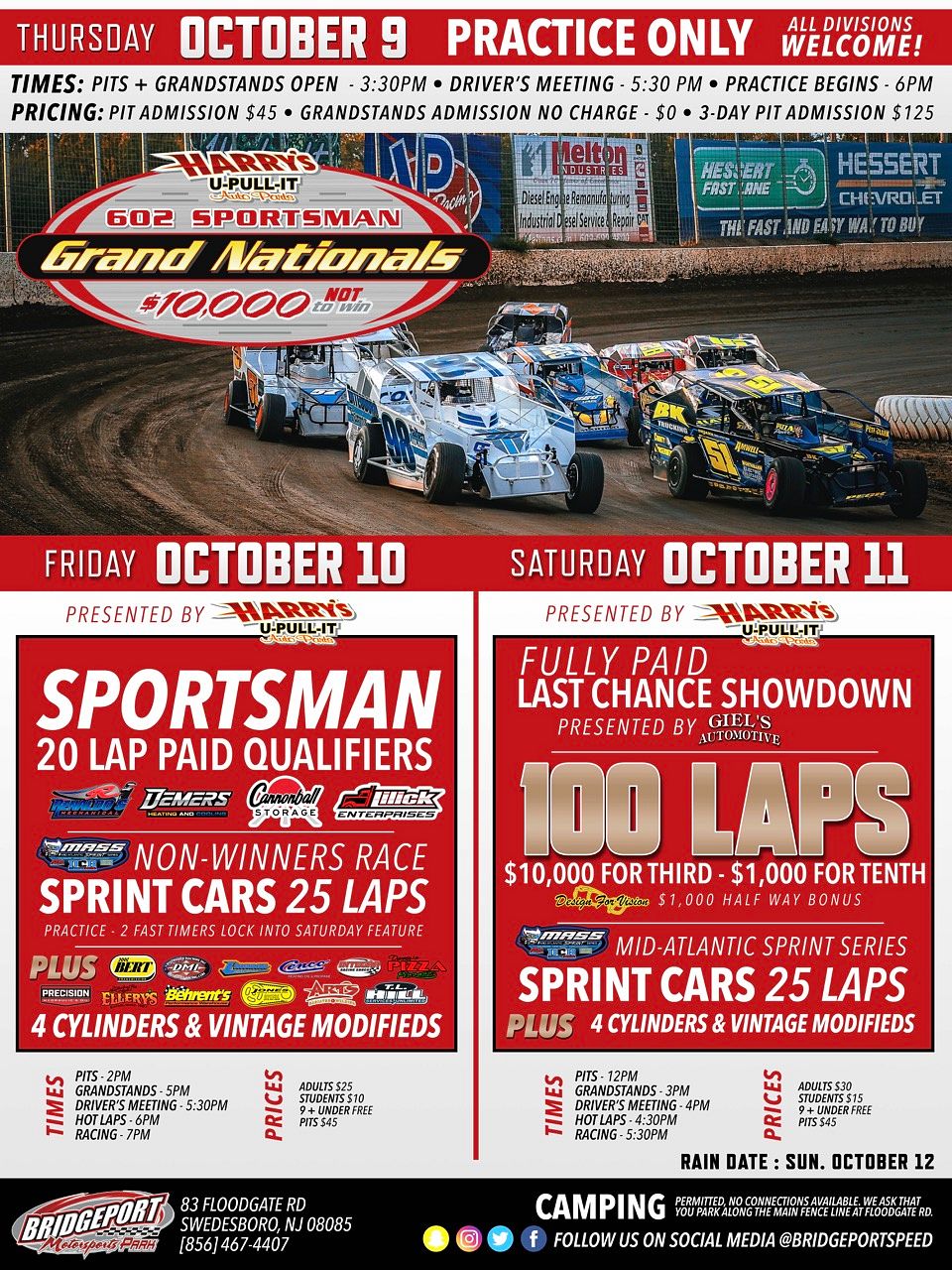 602 SPORTSMAN GRAND NATIONAL - 3 DAY PASS Tickets at Bridgeport ...