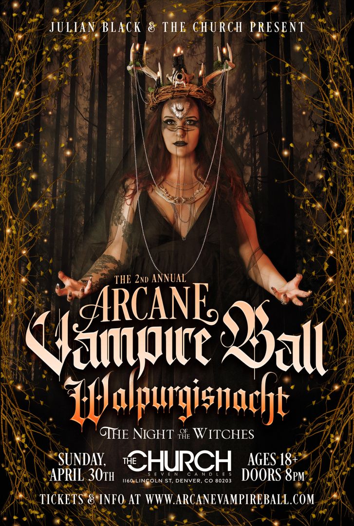 The 2nd Annual Arcane Vampire Ball Tickets at The Church Nightclub in ...