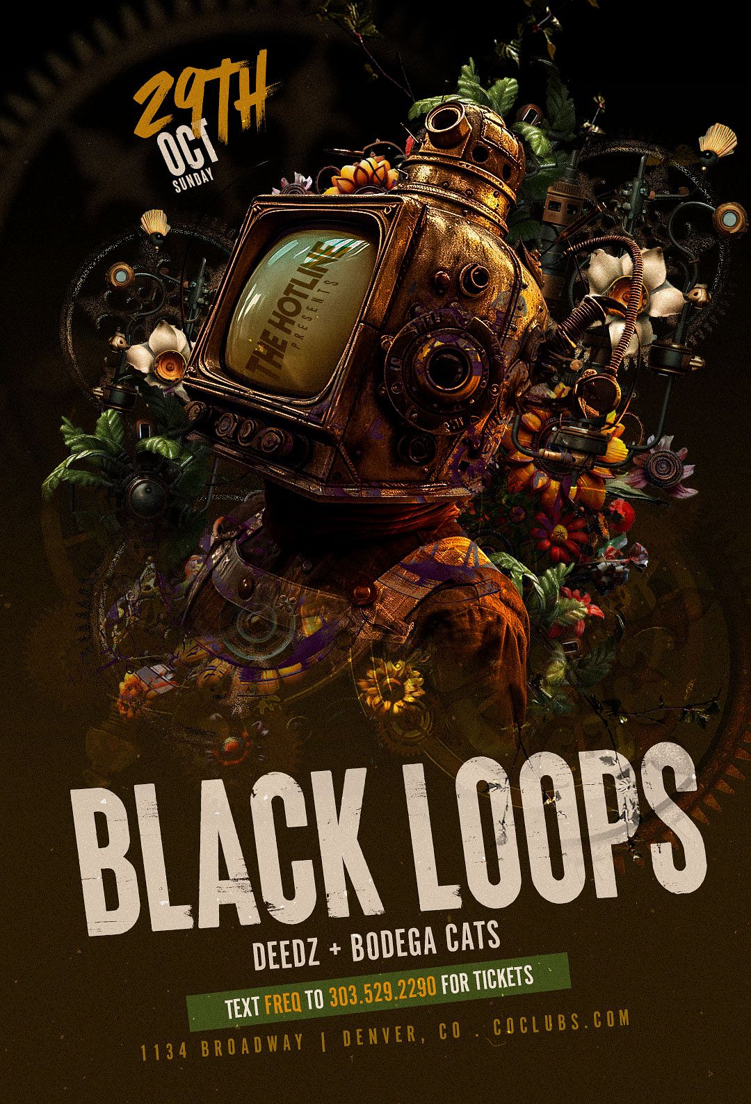 BLACK LOOPS Tickets at the540room in Denver by Studio 1134 | Tixr