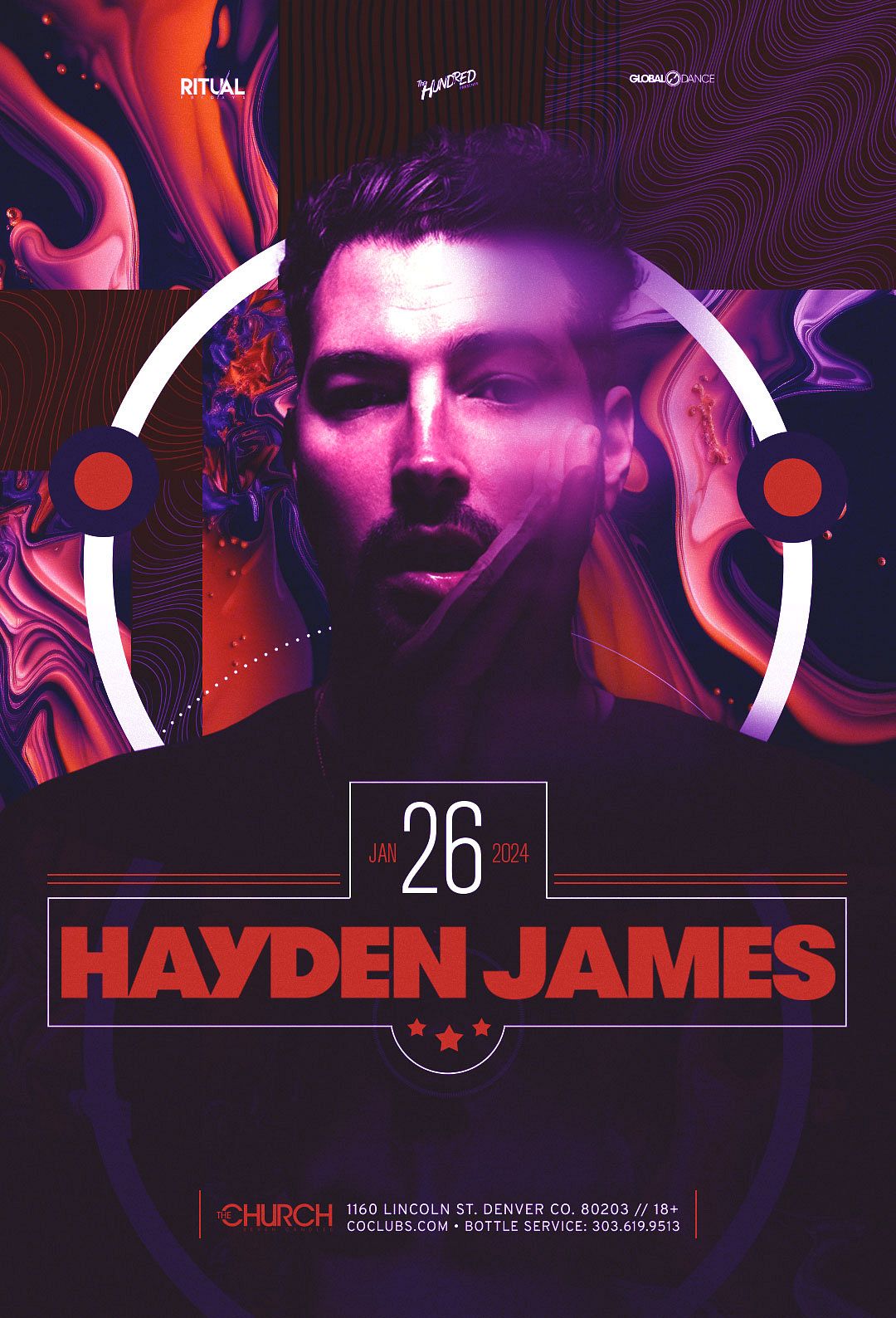 Hayden James Tickets at The Church Nightclub in Denver by The Church ...