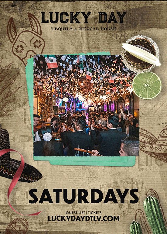 LD: Lucky Day Saturdays Tickets at Lucky Day – Tequila & Mezcal House ...