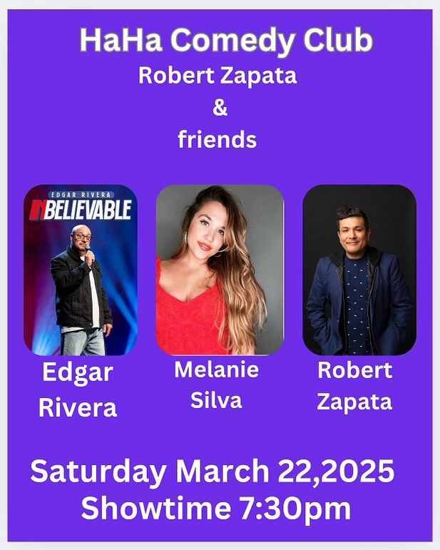 Robert Zapata & Friends Tickets at Ha Ha Comedy Club in Los Angeles by ...