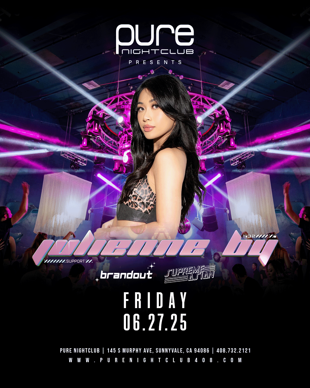 Julienne By Tickets at Pure Nightclub in Sunnyvale by Pure Nightclub | Tixr